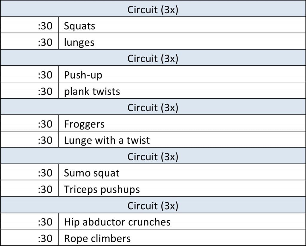 Short week? Short Bodyweight Workout - aSweatLife