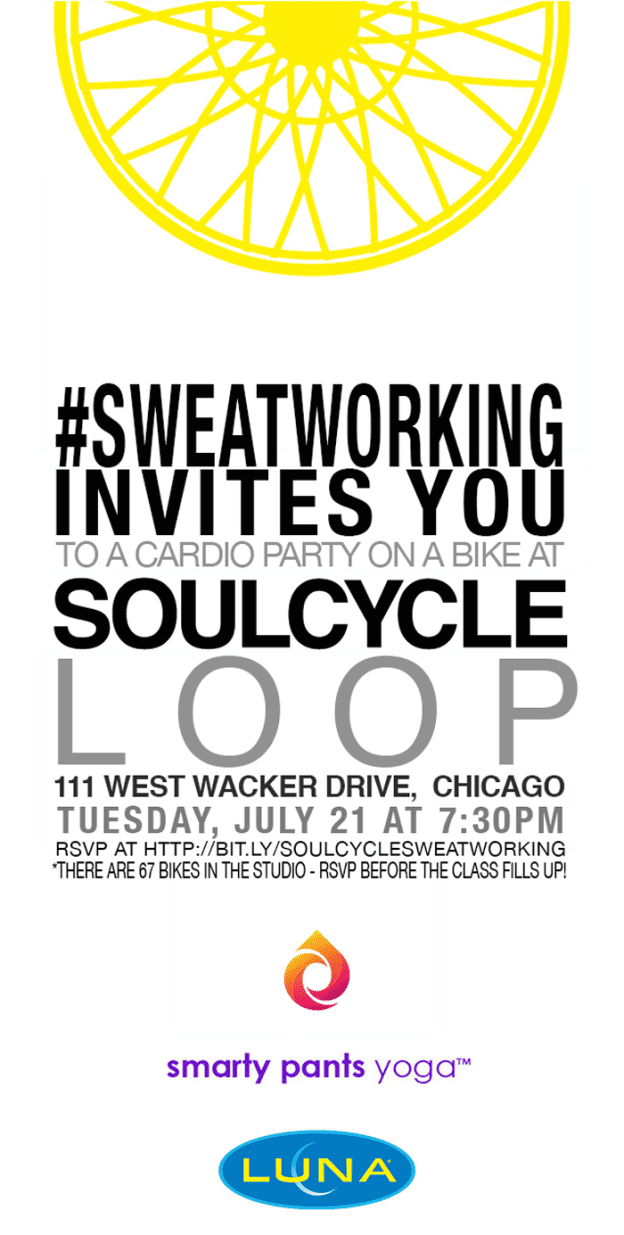#Sweatworking at SoulCycle Chicago July 21 benefitting Smarty Pants ...