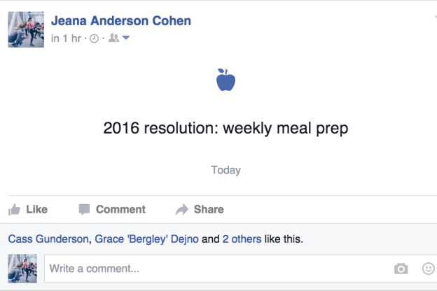 Using Facebook to Keep Your Resolutions - aSweatLife
