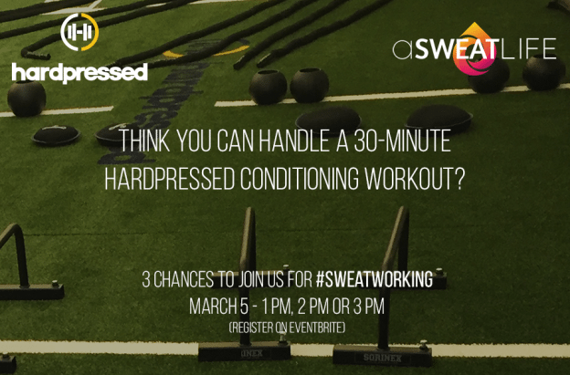 Join us for #Sweatworking at Hardpressed Strength and Conditioning ...