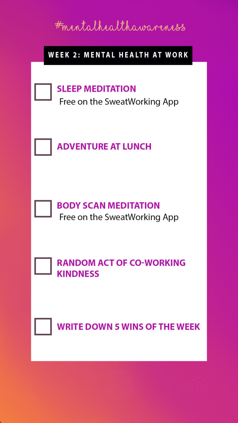 Mental Health at Work: Week 2 Challenge for Mental Health Awareness ...