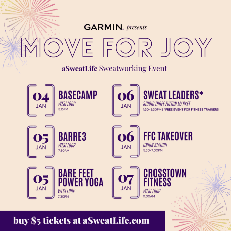 Move for Joy During a Week of $5 Sweatworking Events With Garmin ...